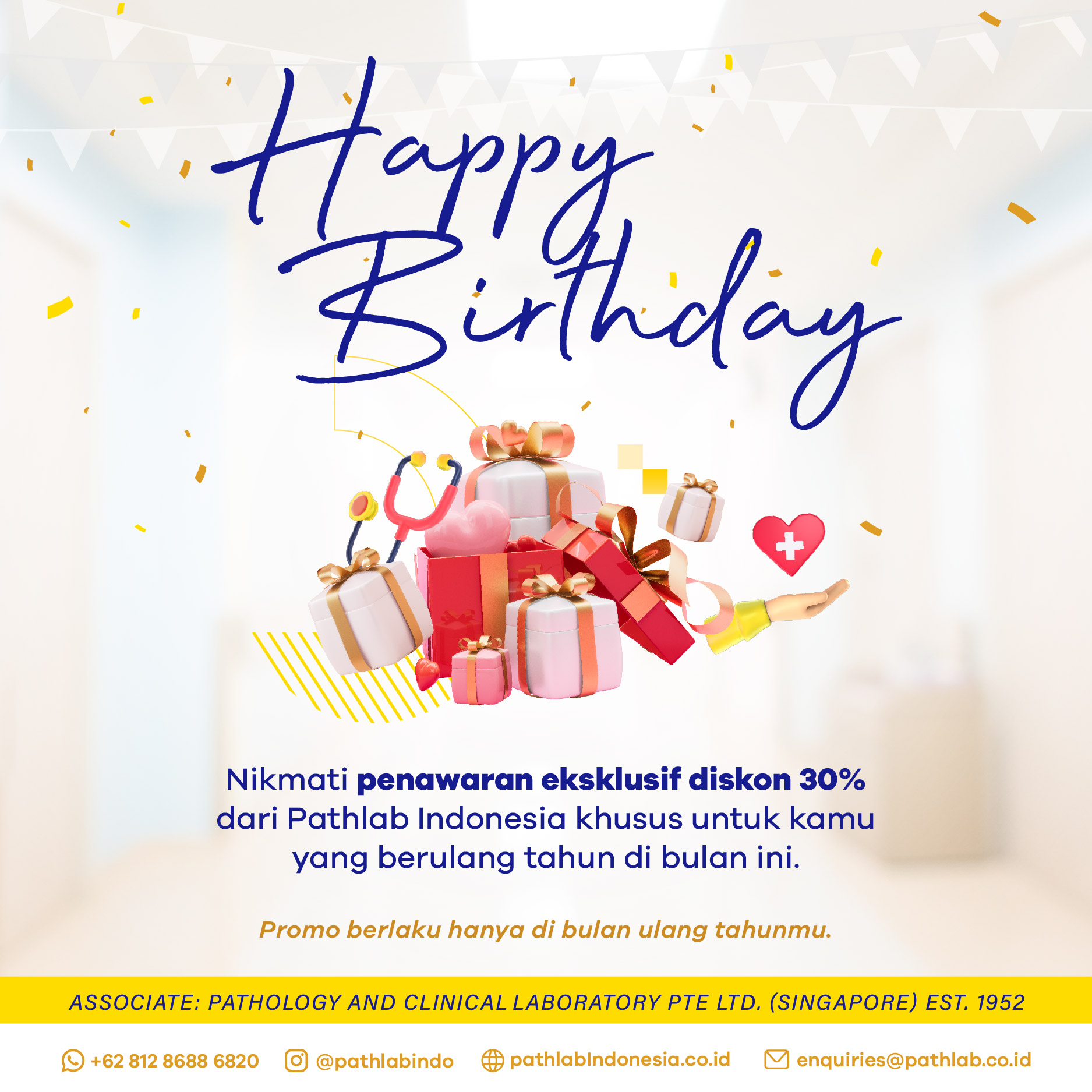 Pathlab Indonesia | #SehatBersamaPathlab