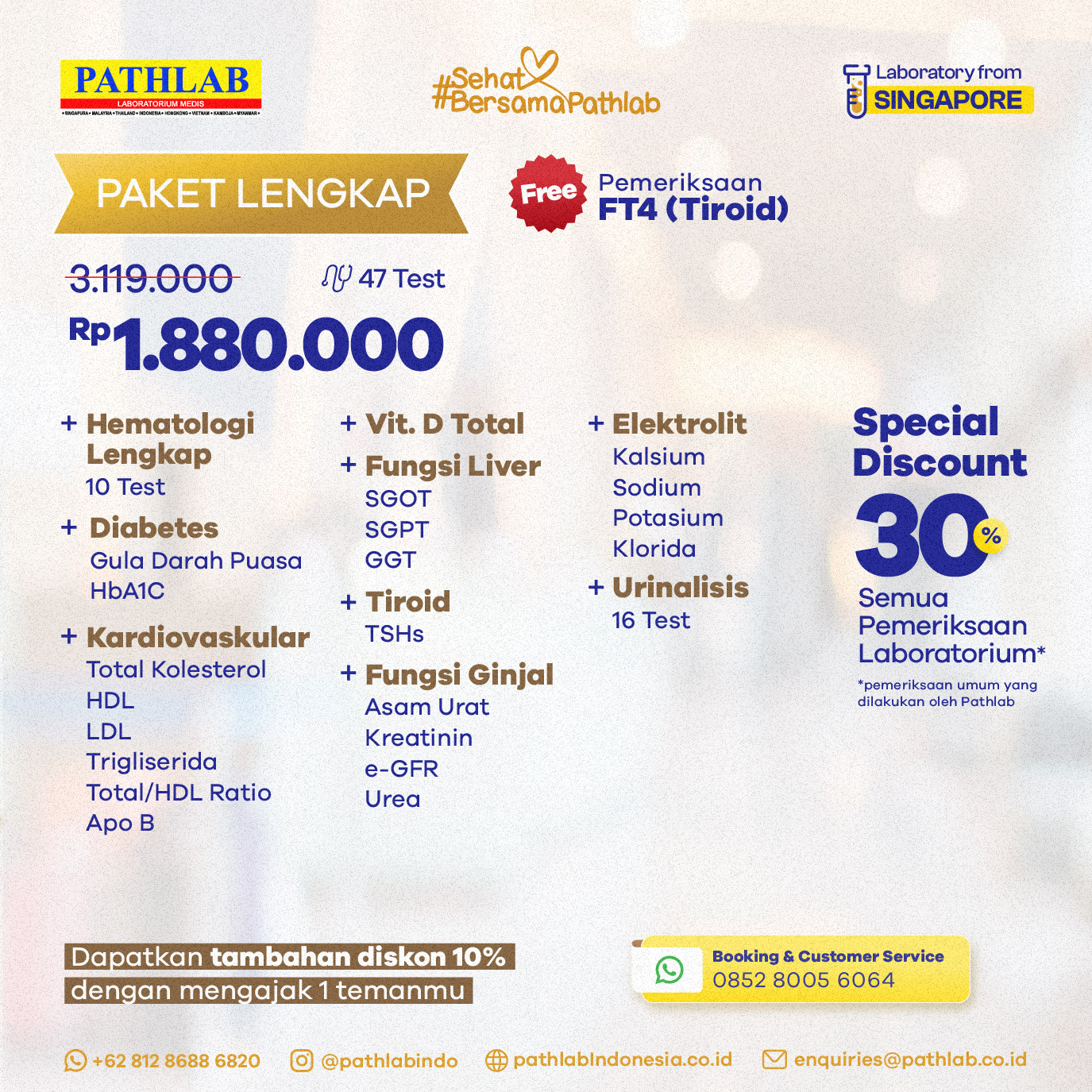 Pathlab Indonesia | #SehatBersamaPathlab